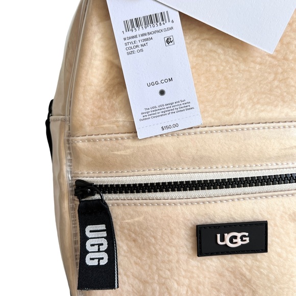 UGG | Bags | New Ugg Dannie Ii Mini Backpack Clear Cream Black Os ...